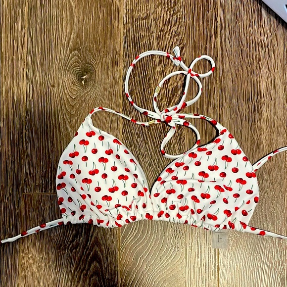 Abercrombie & Fitch | Swim | Cherry Print Bikini Top | Poshmark